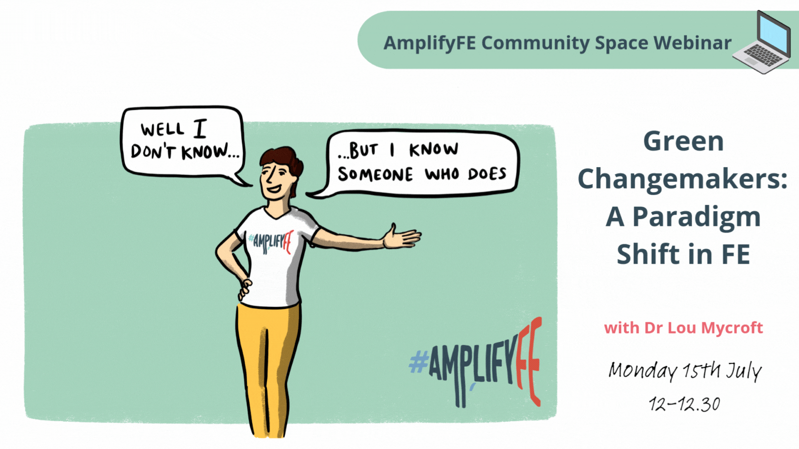 AmplifyFE Community Space Webinar: Green Changemakers - A Paradigm Shift in FE | Association for ...